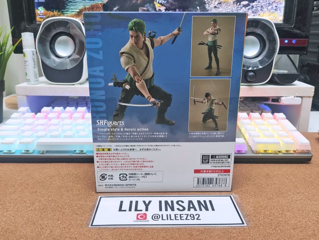BANDAI NAMCO - SHFIGUARTS SHF RORONOA ZORO ONE PIECE NETFLIX LIVE ...