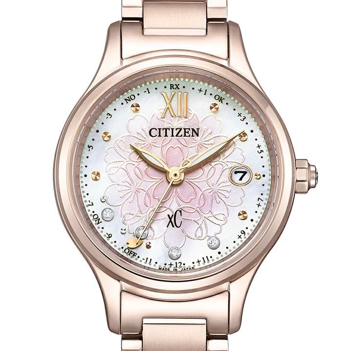 CITIZEN 星辰 hikari collection SAKURA 限定型號 日本製手錶 ES9497-88X JDM日版 原廠製品保養(門市限定優惠), 女裝, 手錶及配件, 手錶 ...