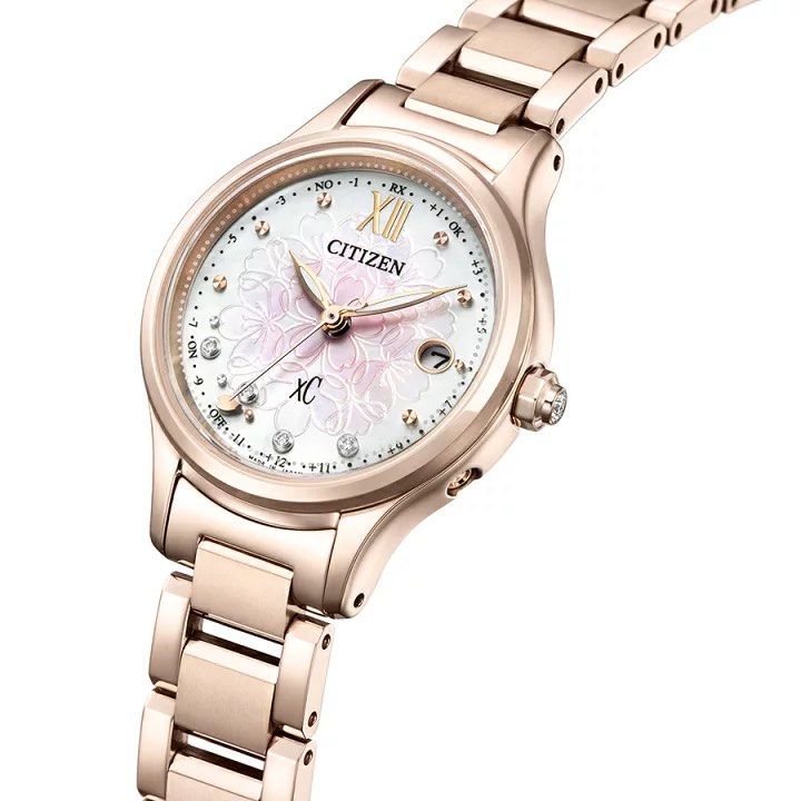 CITIZEN 星辰 hikari collection SAKURA 限定型號 日本製手錶 ES9497-88X JDM日版 原廠製品保養(門市限定優惠), 女裝, 手錶及配件, 手錶 ...