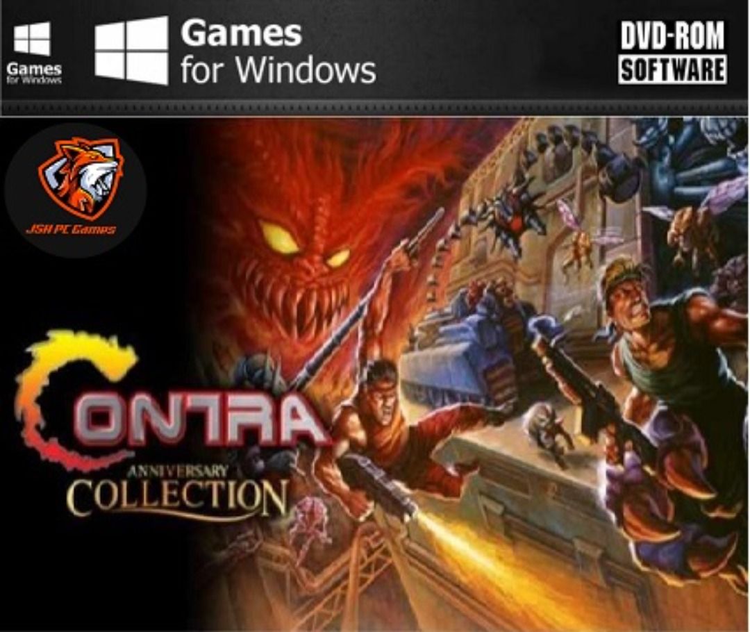 Contra Collection for PC on DVD, Video Gaming, Video Games, Others on ...