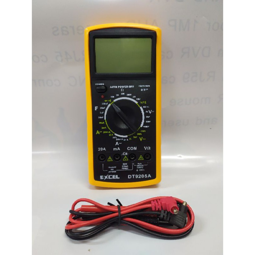 Digital Multimeter (DT9205A), Computers & Tech, Office & Business ...