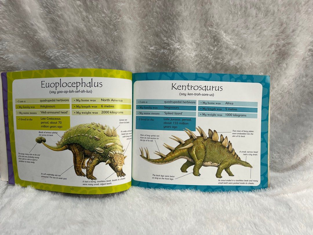 Dinosaur Fact File, Hobbies & Toys, Books & Magazines, Children's Books ...