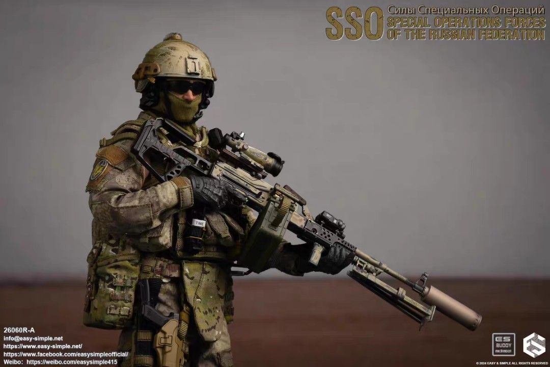 Easy&Simple ES26060RA Russian Special Operations Forces, Hobbies & Toys ...