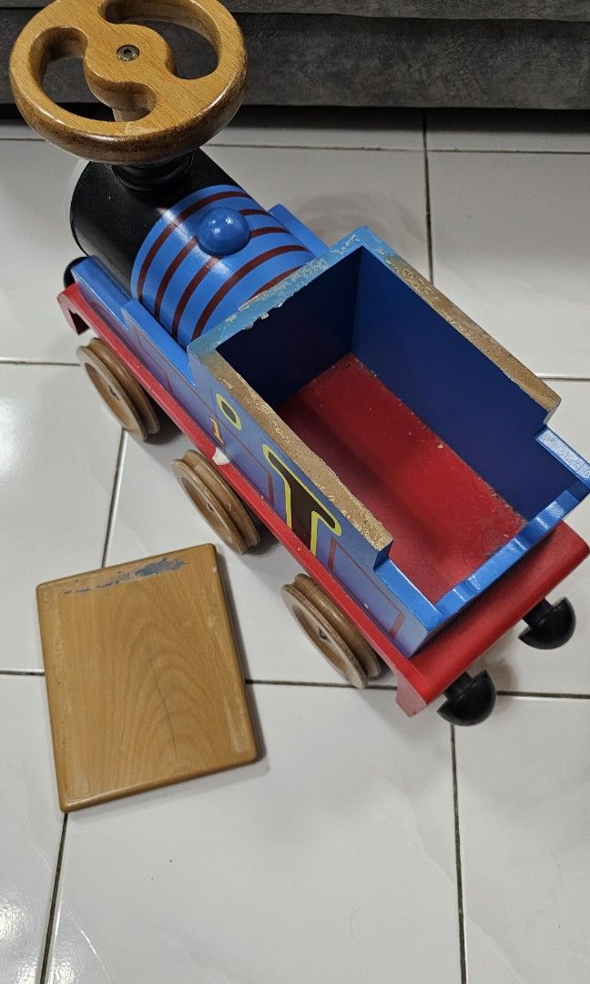 ELC Wooden Thomas train, Babies & Kids, Infant Playtime on Carousell