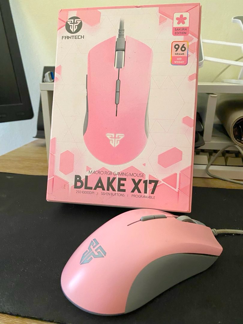 Fantech BlackX17 (Sakura Edition) - Macro RGB Gaming Mouse, Computers ...