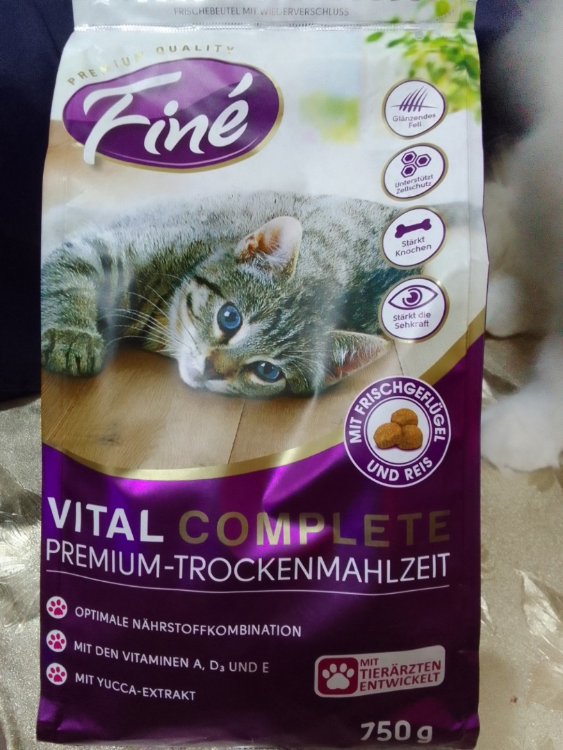 Fine Vital Complete Premium Dry Meal 750g (Fresh Poultry & Rice) EXP01 ...