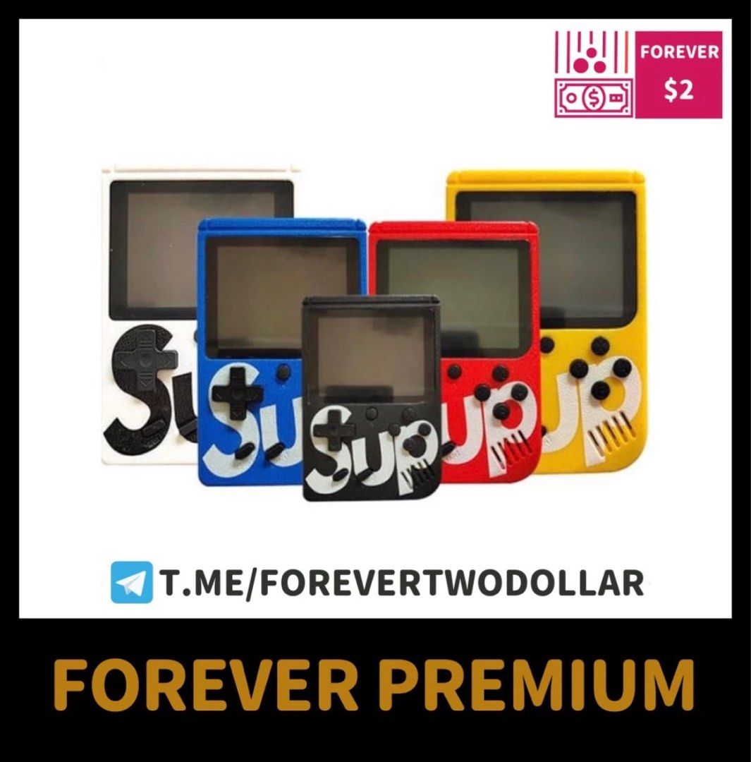 (FOREVER PREMIUM)2 Player Sup 400 in 1 Retro Handheld Game Console ...