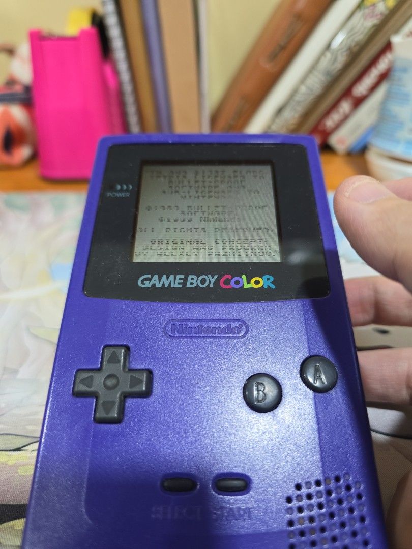 Gameboy Color (CGB-001) Unmodded. Free 2 games!, Video Gaming, Video ...