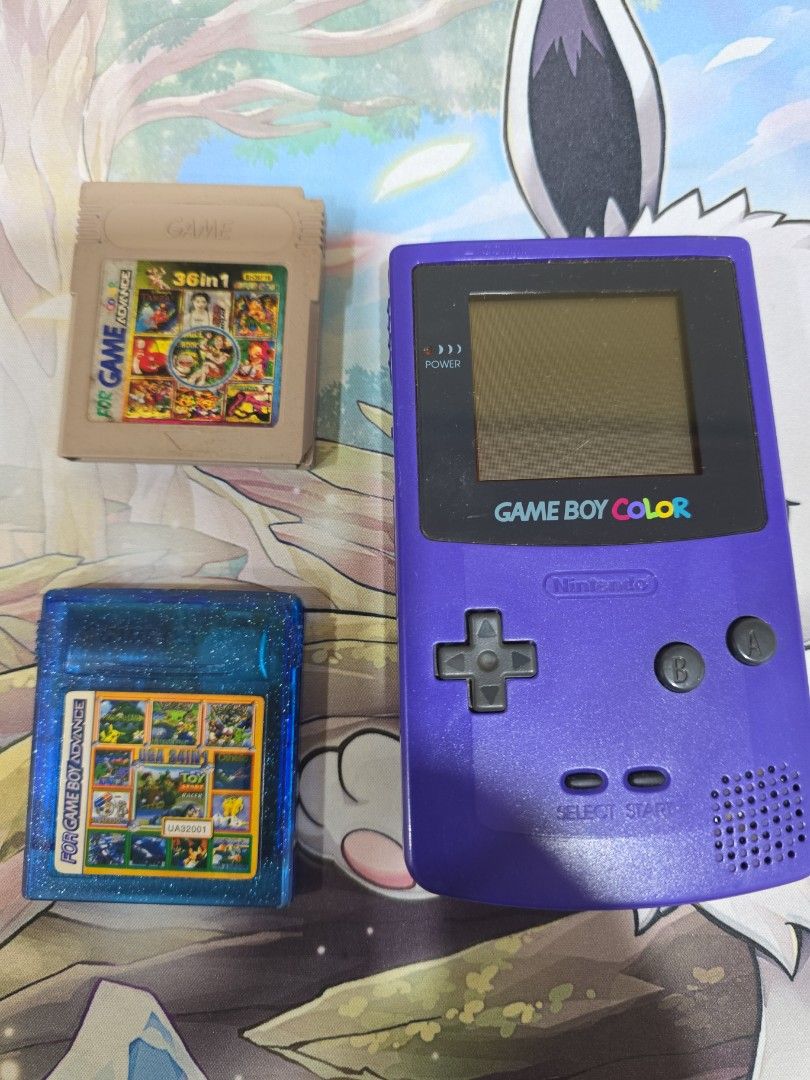 Gameboy Color (CGB-001) Unmodded. Free 2 games!, Video Gaming, Video ...