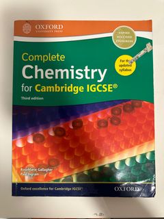 IGCSE Complete Chemistry for IGCSE 3rd ed. Textbook, Hobbies & Toys ...
