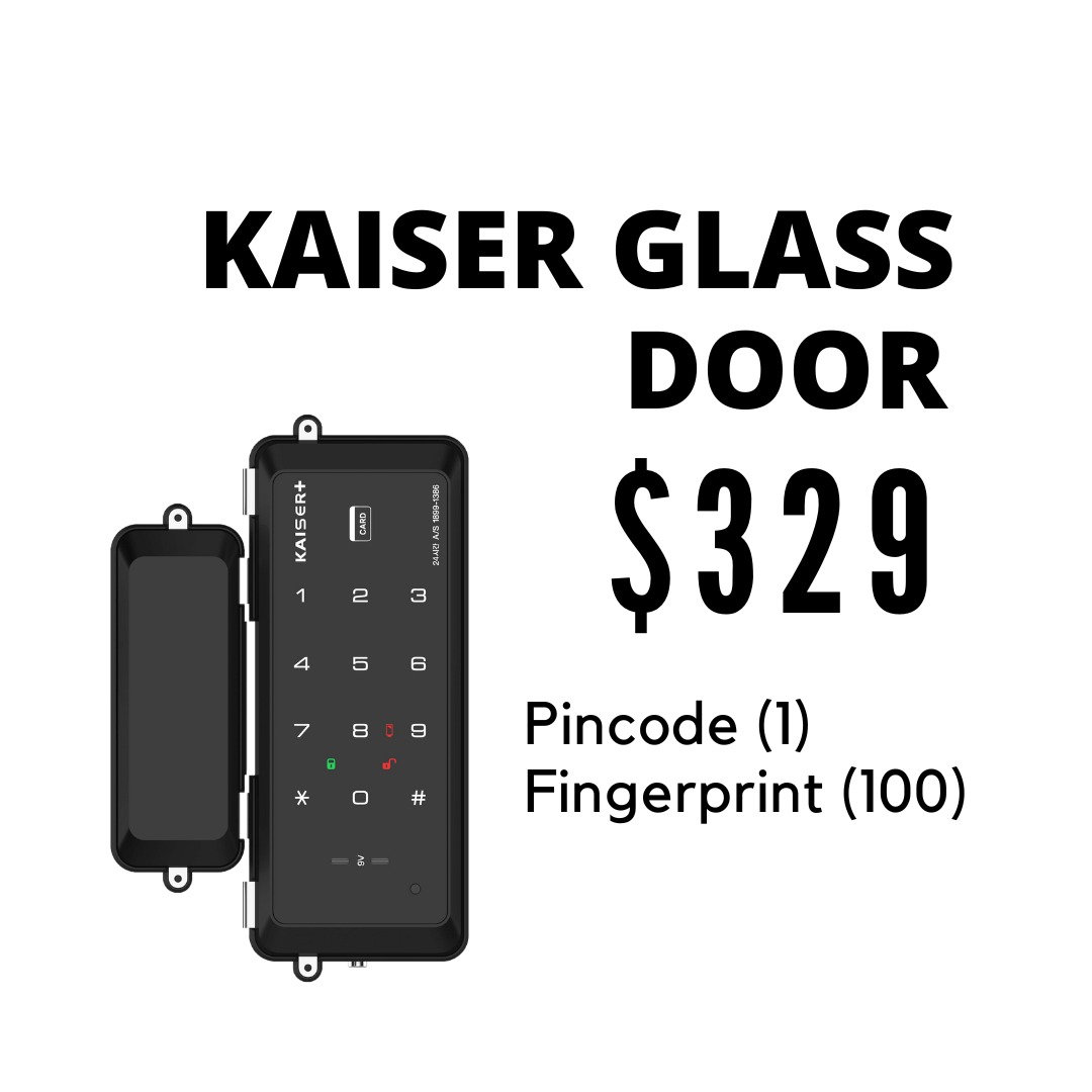 Kaiser Glass Door Digital Lock, Furniture & Home Living, Security ...