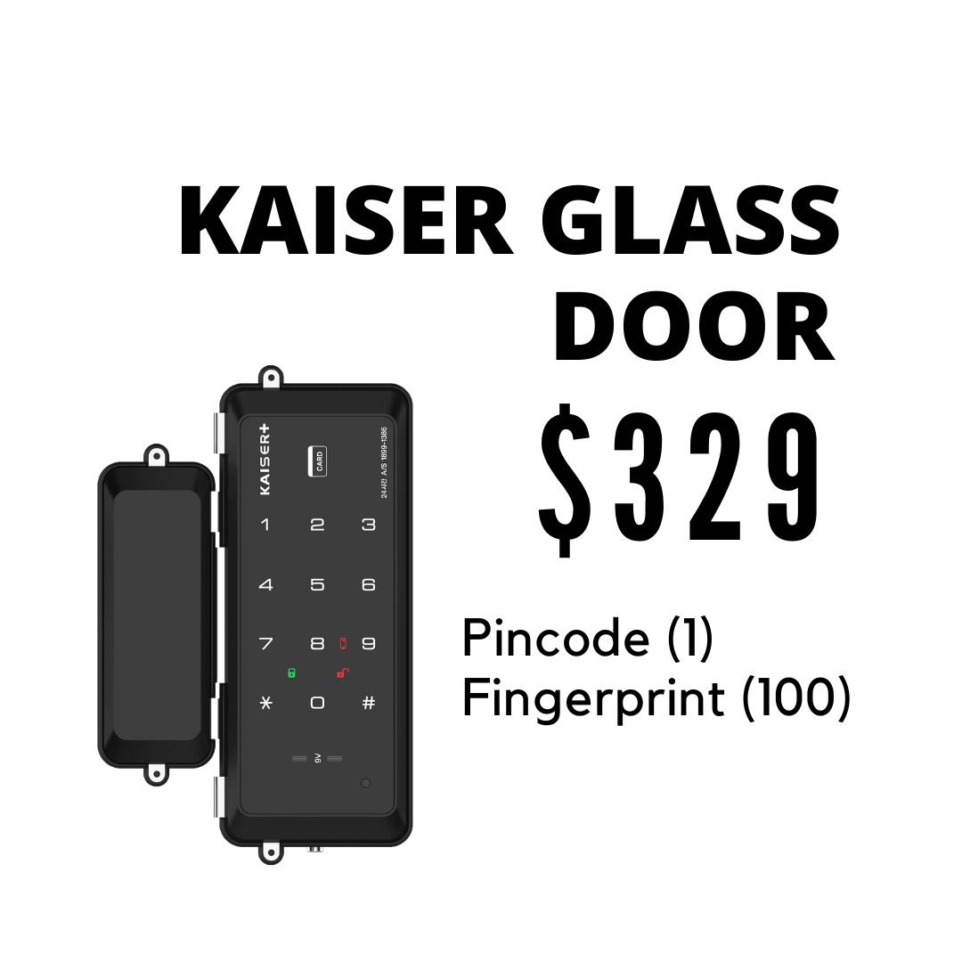 Kaiser Glass Door Digital Lock, Furniture & Home Living, Security ...