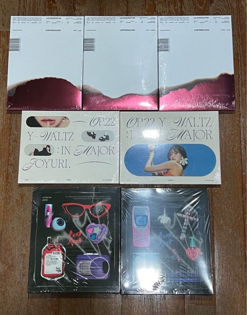 KPOP SEALED ALBUMS IZONE IZ*ONE LE SSERAFIM LESSERAFIM JO YURI JOYURI ...