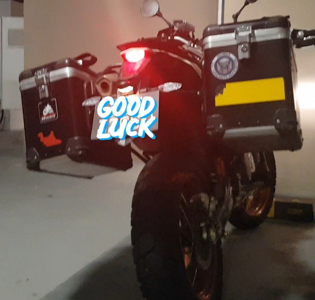 KTM 690 SMC R - pannier rack, top box rack on Carousell