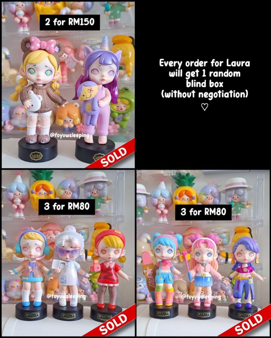 Laura Blind box, Hobbies & Toys, Toys & Games on Carousell