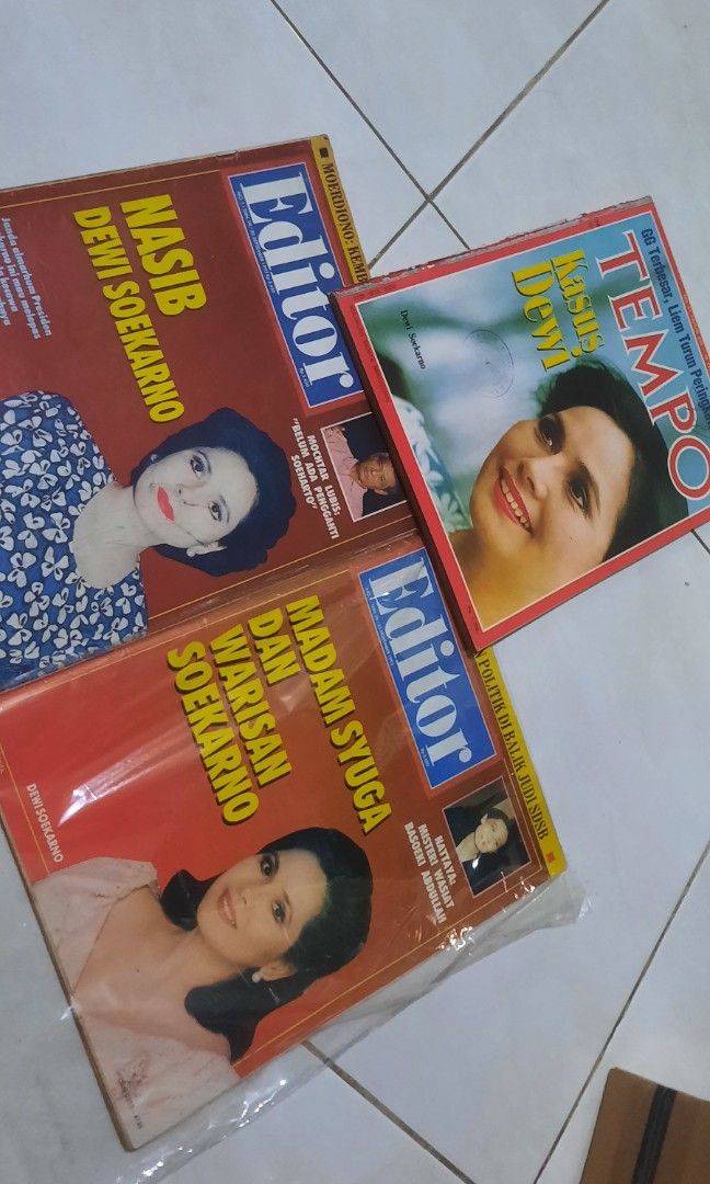 Majalah Tempo dan Editor Edisi Ratna Saridewi Soekarno, Buku & Alat Tulis, Majalah & Lainnya di ...