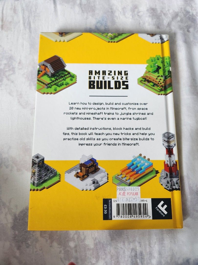 Minecraft bite size builds book, Hobbies & Toys, Books & Magazines ...