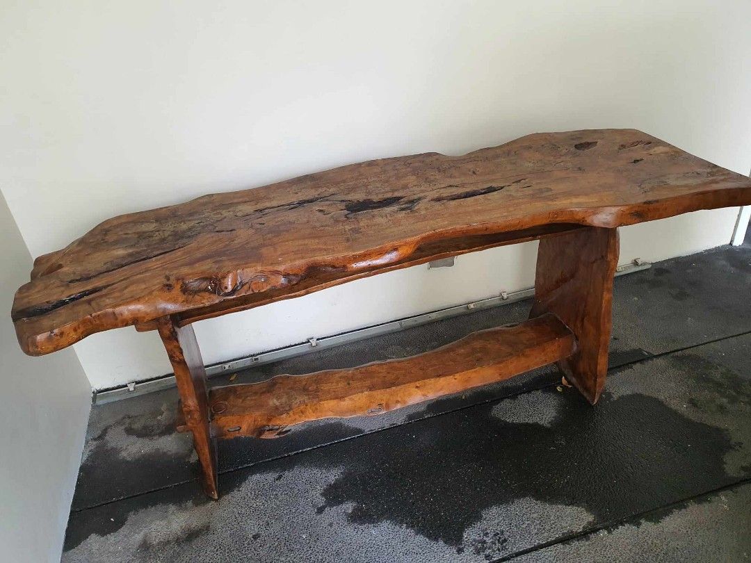 Molave Console Table, Furniture & Home Living, Furniture, Tables & Sets ...