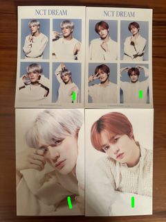 wts/wtt nct dream season's greetings 2024 trading card mark renjun jeno ...