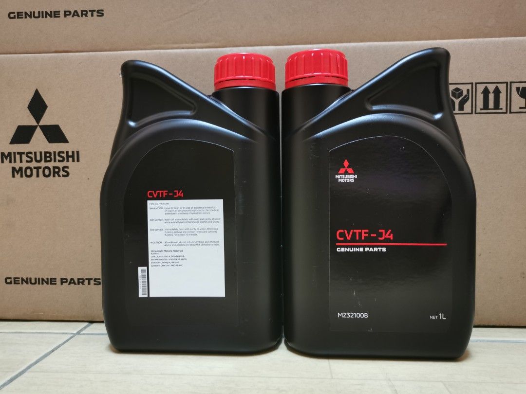 (New Packing)`MITSUBISHI CVTF J4 AUTO TRANSMISSION GEAR OIL (1L) PROTON ...