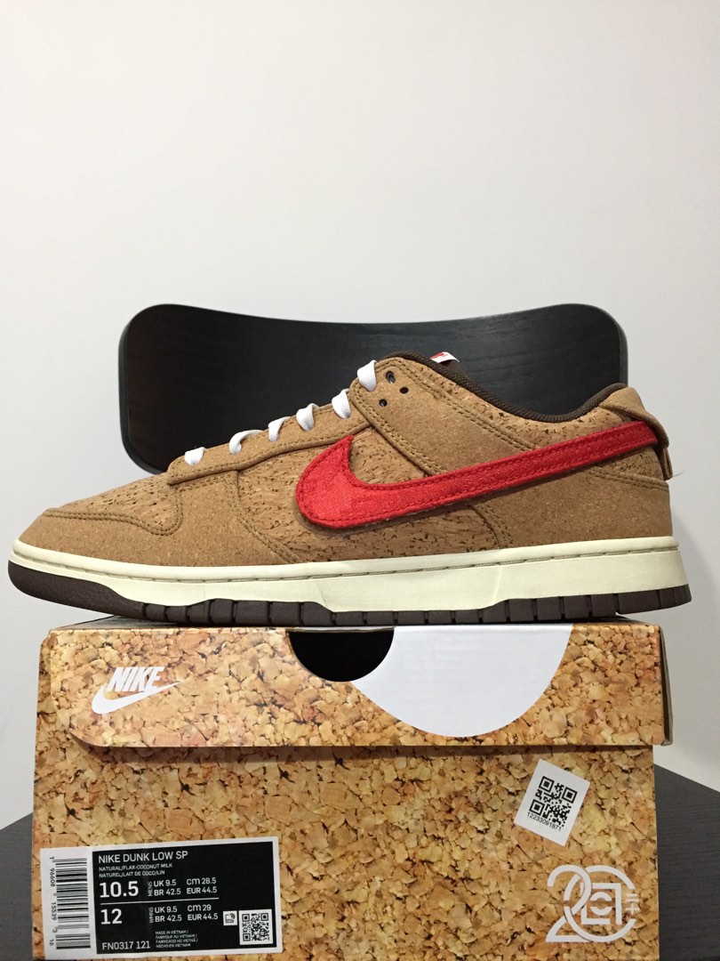 Nike Dunk Low x Clot Cork, 他的時尚, 鞋類, 運動鞋、球鞋在旋轉拍賣