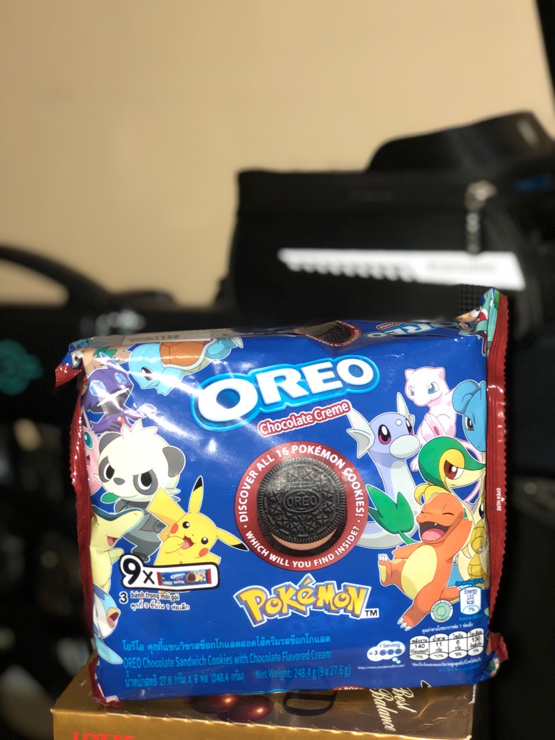 Oreo x Pokemon, Food & Drinks, Packaged & Instant Food on Carousell
