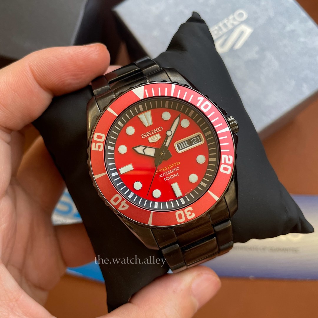 Rare and Discontinued - Seiko Red Sea Urchin Thailand Limited Edition ...