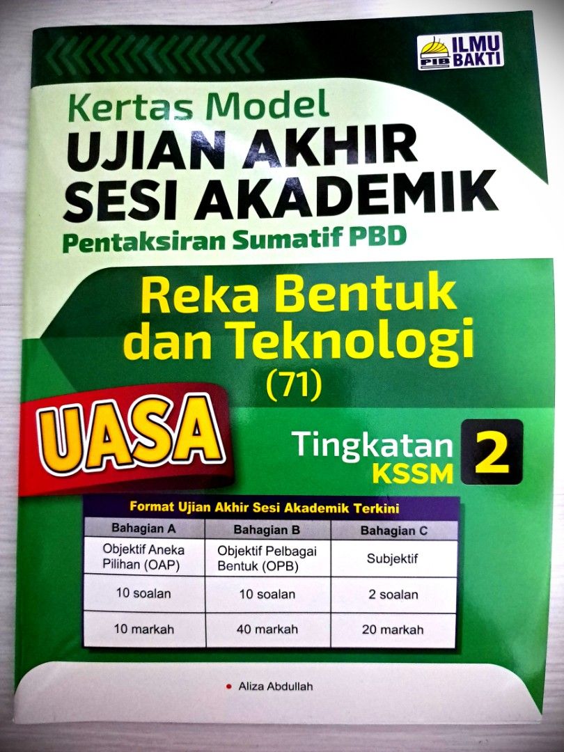 RBT Form 2 UASA practice book, Hobbies & Toys, Books & Magazines ...