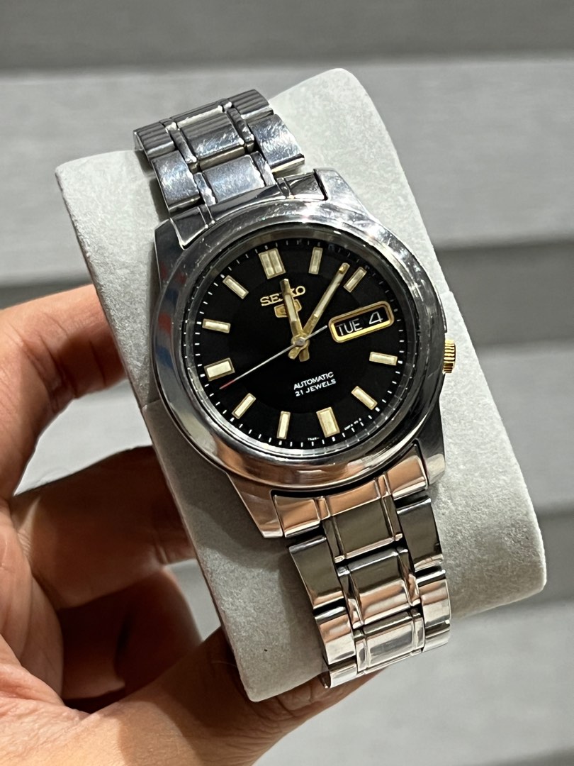 Seiko 5 SNKK17, Luxury, Watches on Carousell