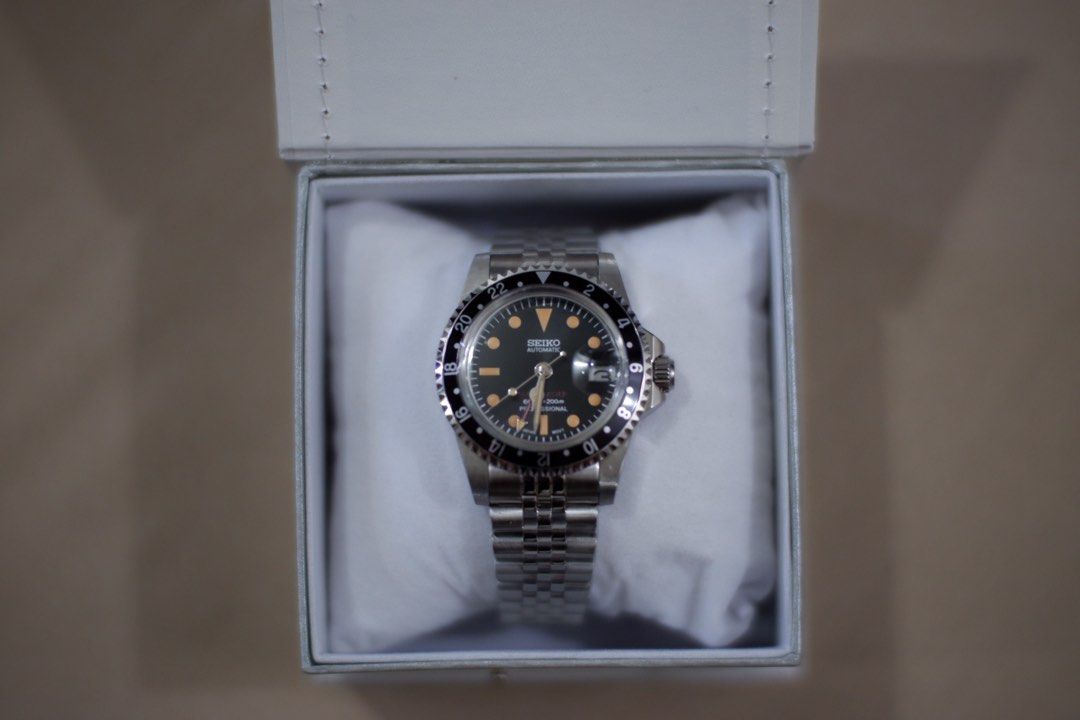 Seiko Mod Vintage GMT, Men's Fashion, Watches & Accessories, Watches on ...