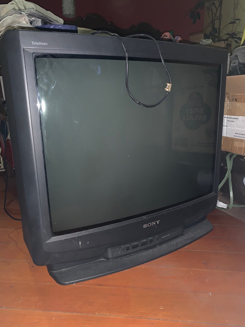 Sony Trinitron Black CRT TV 29 inches, TV & Home Appliances, TV ...