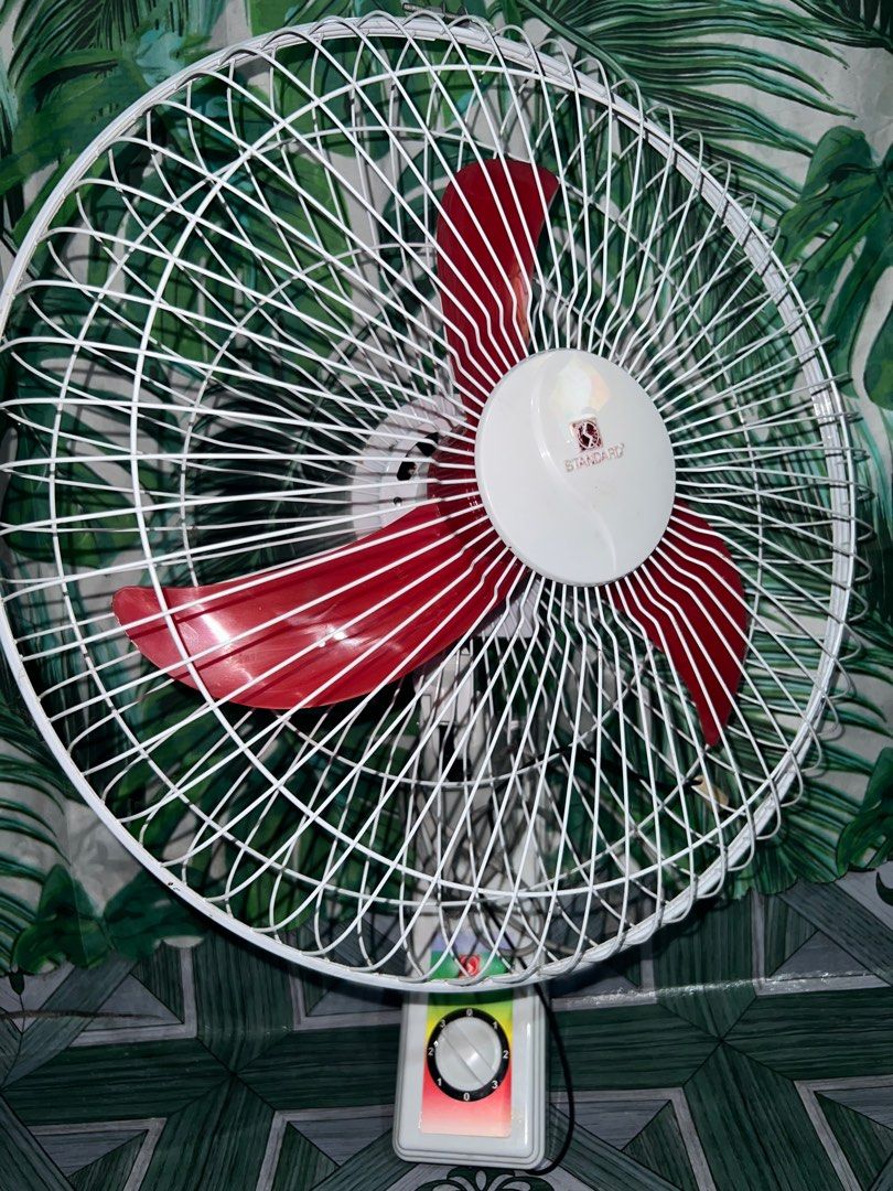 Standard Electric Fan Wall Fan 16 inches Banana Type Plastic Blade ...