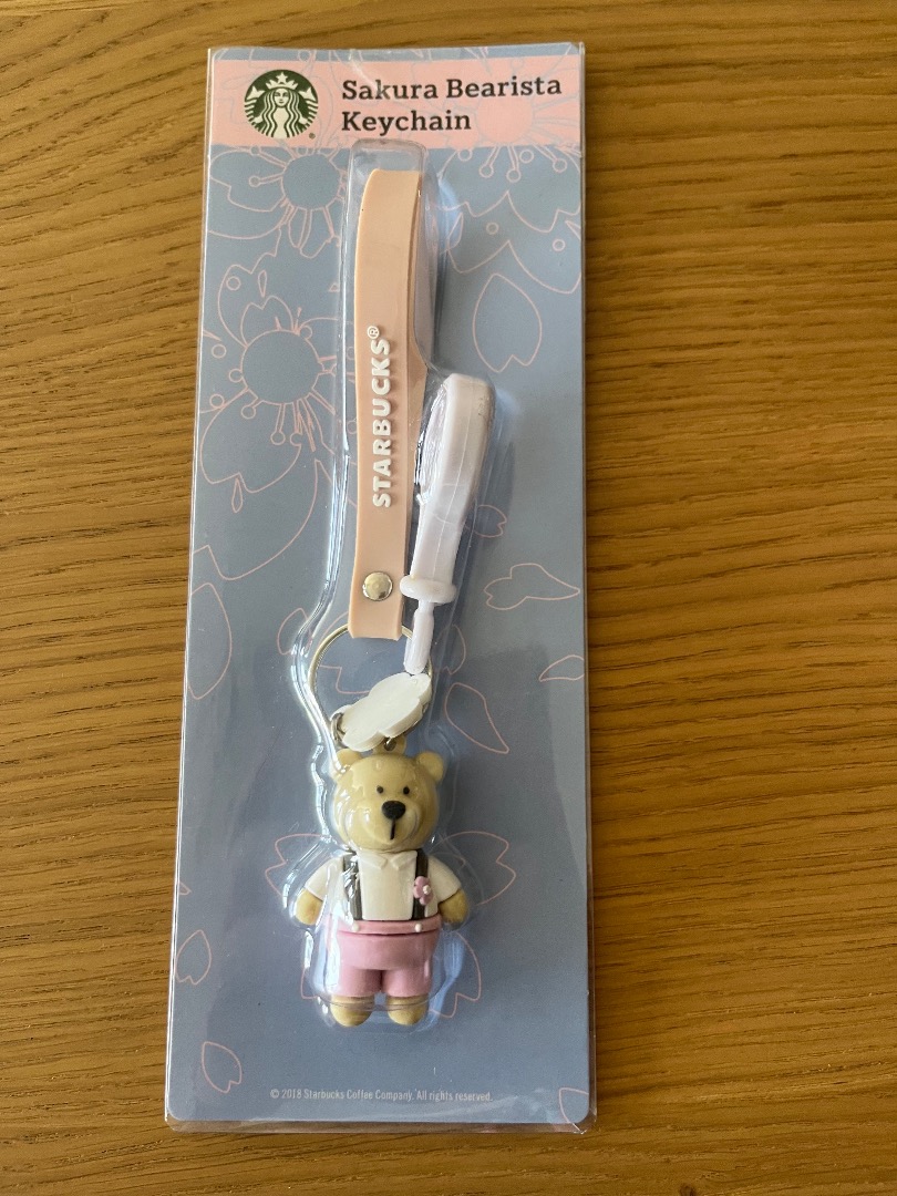 Starbucks Sakura Bearista Keychain (Boy), Hobbies & Toys, Memorabilia & Collectibles, Fan ...