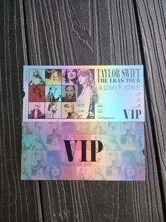 Taylor Swift Fanmade VIP Ticket, Hobbies & Toys, Memorabilia ...