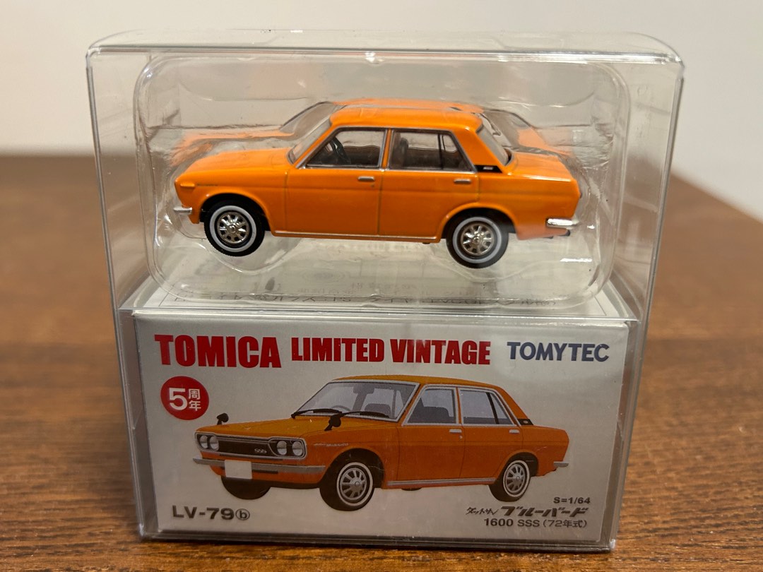 【TOMYTEC 5周年】Datsun Bluebird 1600 SSS LV-79b, 興趣及遊戲, 玩具 & 遊戲類 - Carousell