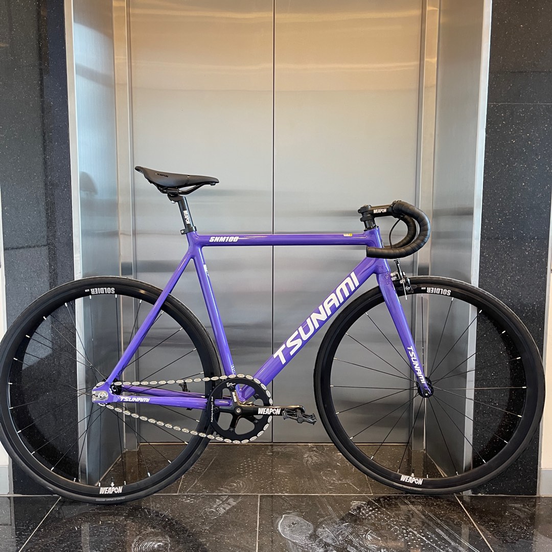 Tsunami SNM100/frame set $330/complete bike $659/fixie gear/alloy bike ...