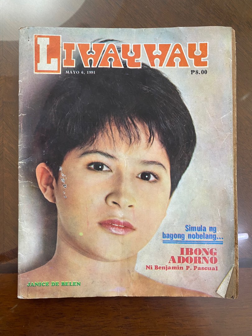 Vintage Tagalog Magazine LIWAYWAY Mayo 6, 1991 - JANICE DE BELEN COVER ...