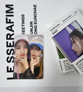 WTS/WTT LESSERAFIM UNFORGIVEN WEVERSE ALBUM POB HOLOGRAM PC YUNJIN ...