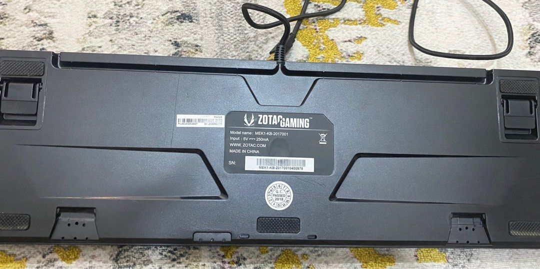 Zotac Mechanical Keyboard (Blue Switch), Computers & Tech, Parts ...