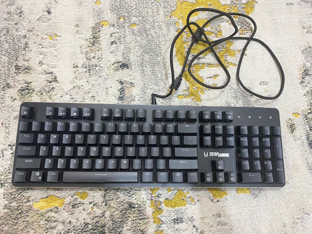 Zotac Mechanical Keyboard (Blue Switch), Computers & Tech, Parts ...
