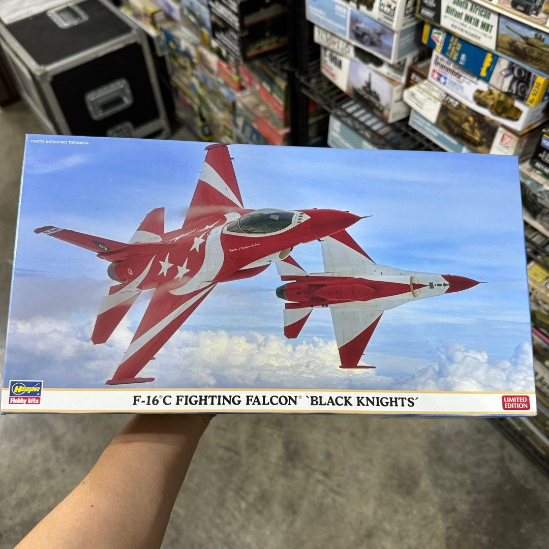 1/48 Hasegawa RSAF F-16C Black Knights Model Kit, Hobbies & Toys, Toys ...
