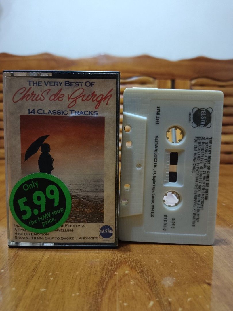 (1975) Vintage Cassette Keset Tape Best of Cris De Burgh, Hobbies & Toys, Music & Media, CDs ...