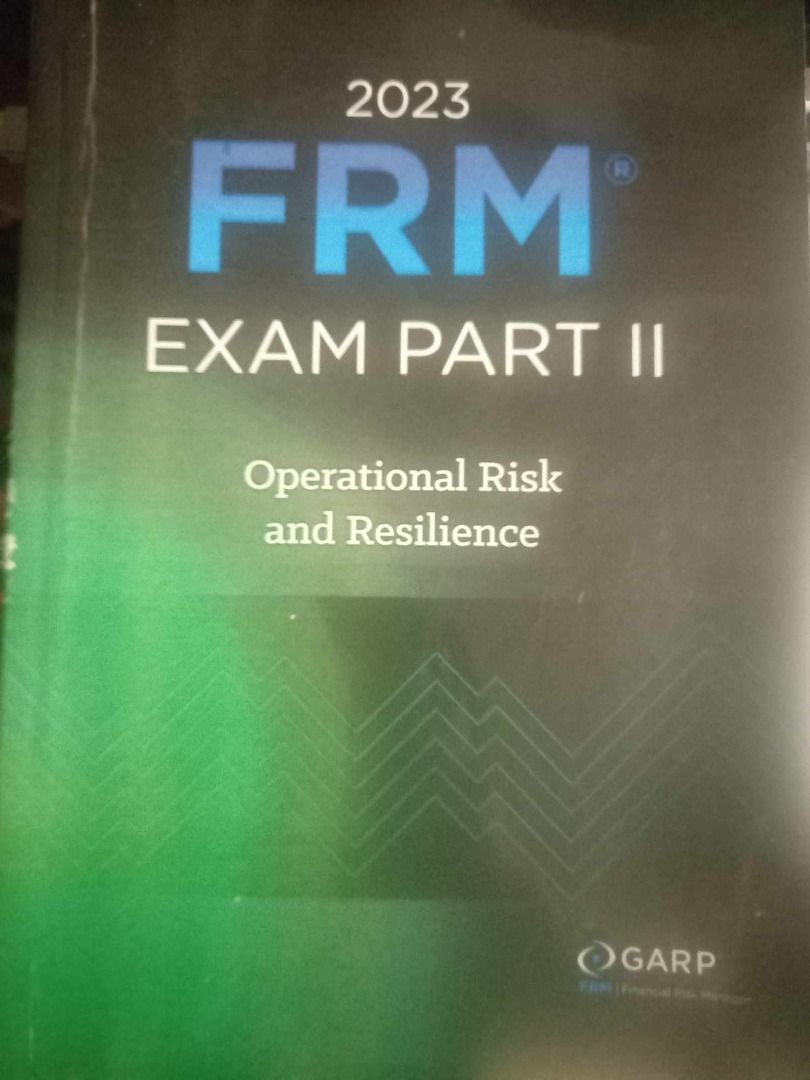 2023 FRM EXAM PART II 教科書5本, 興趣及遊戲, 書本 & 文具, 教科書 - Carousell
