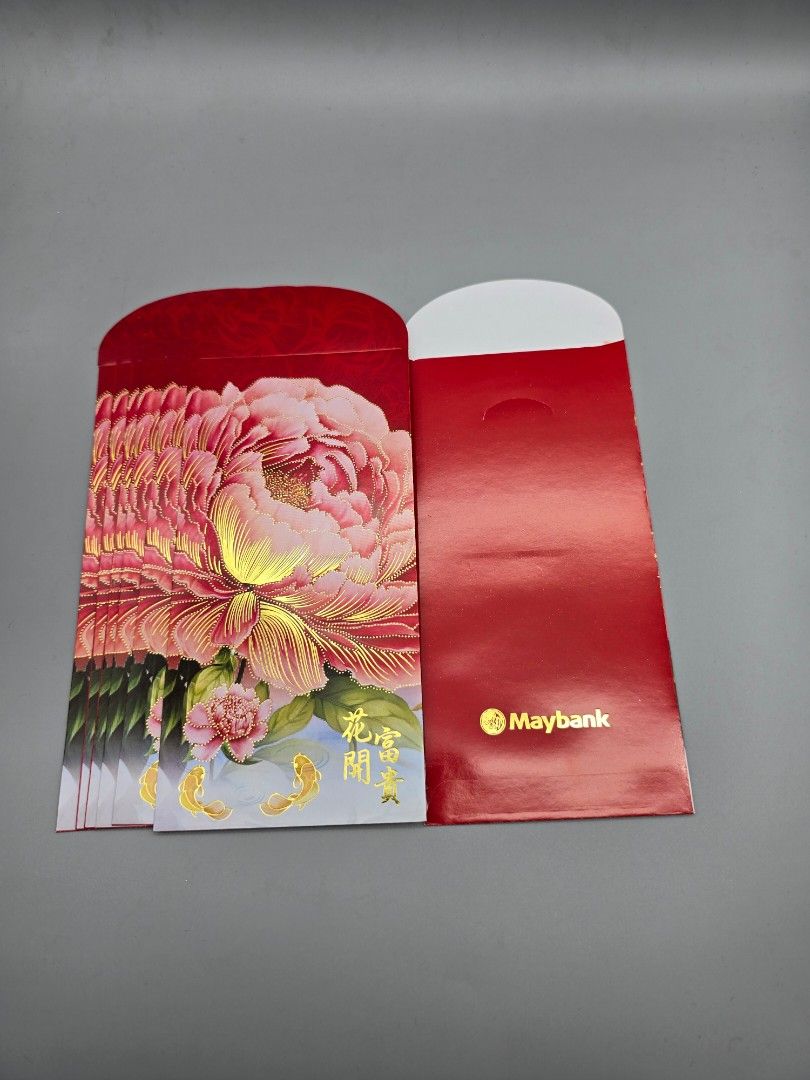 2024 Maybank MBB Red Packets Angpao Angpaw, Hobbies & Toys ...