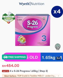 S26 Gold Progress 1.20kg (Step 3), Babies & Kids, Nursing & Feeding ...