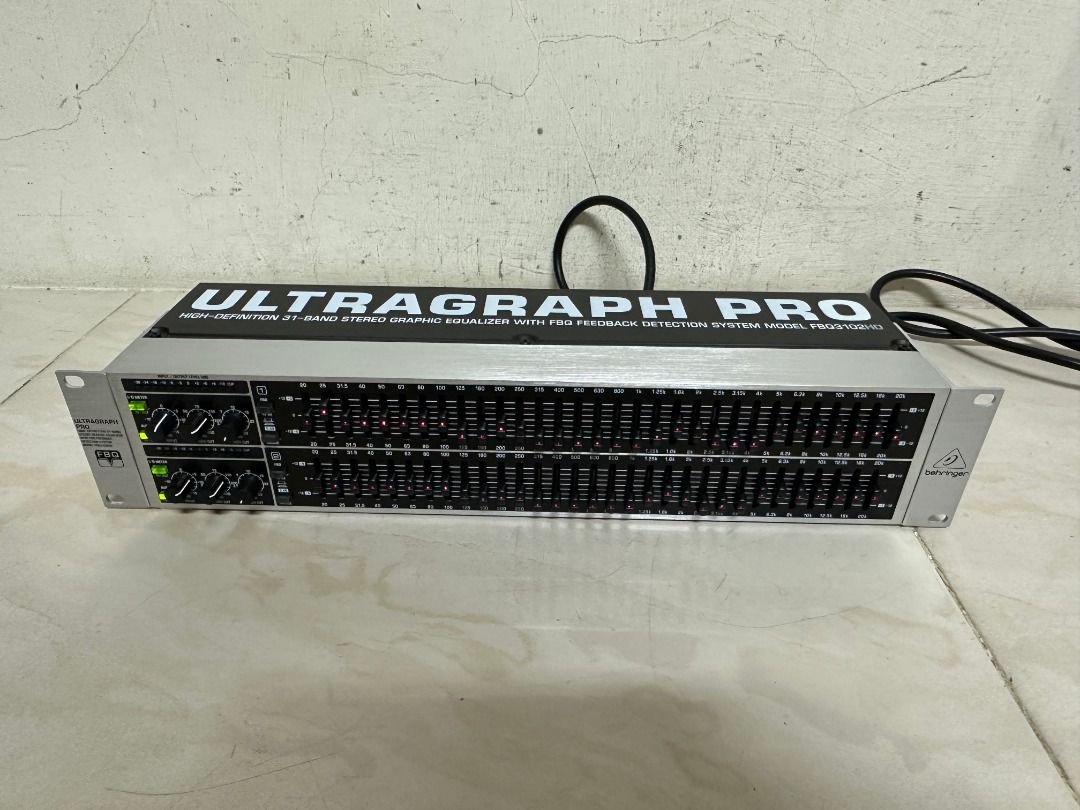 德國百齡達 耳朵 BEHRINGER ULTRAGRAPH PRO FBQ3102 均衡器 等化器 EQ 展示新品 前級音頻調整, 耳機及錄音 ...