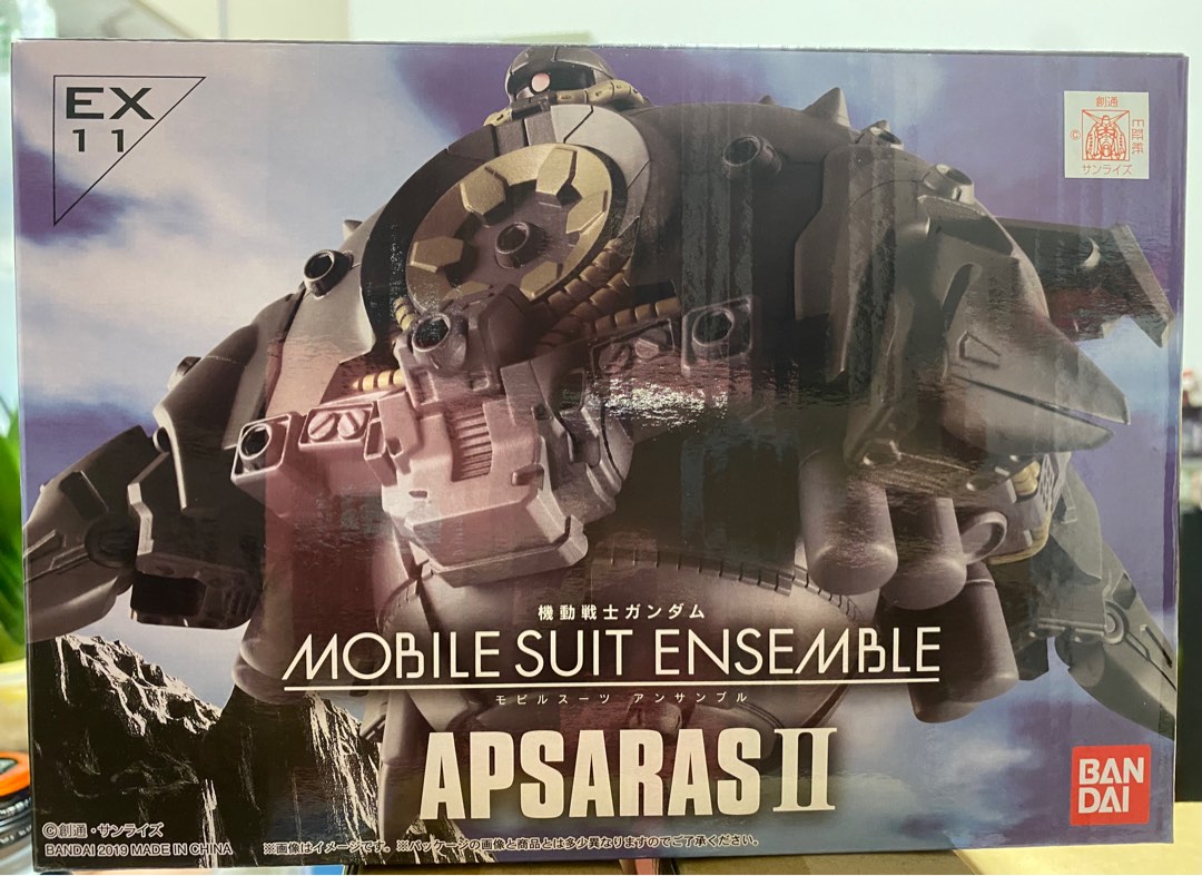 全新 Mobile suit ensemble EX11 Apsaras II 機動戰士高達 第08MS小隊 阿布撒拉斯II 有啡盒 $680, 興趣及遊戲, 玩具 & 遊戲類 - Carousell