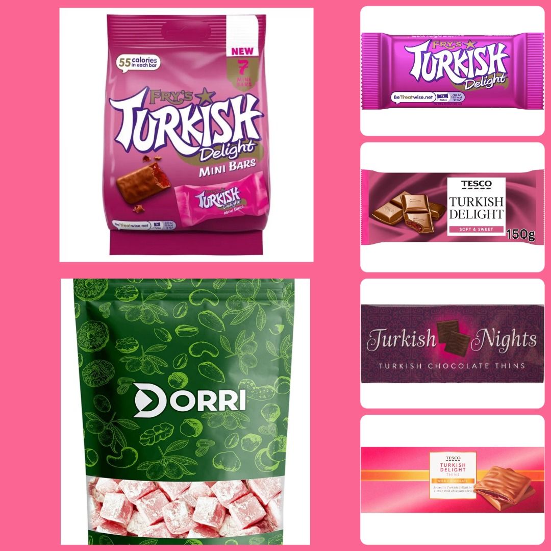 土耳其軟糖 Turkish Delight 多款可選 學校 辦公室 小食 零食代購 英國代購, 嘢食 & 嘢飲, 包裝食物&即食食物 ...