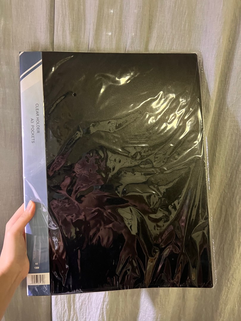 A3 File with clear pockets, Hobbies & Toys, Stationery & Craft ...