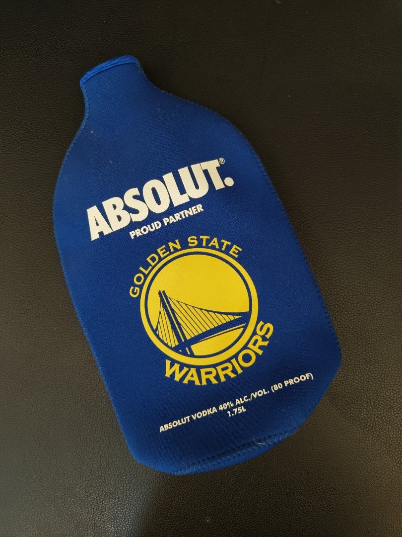 Absolut Vodka Golden State Warriors sleeve/skin, Hobbies & Toys, Memorabilia & Collectibles, Fan ...